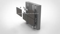 China Customized Lightweight Aluminum Spray Paint Finish Stone Cladding Systems for sale