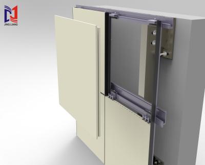 China Terracotta Ventilated Facade Support System for 19mm Terracotta Panel for sale