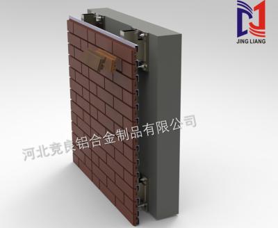 China Terracotta Brick  Ventilated Facade Support System for sale