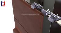China Terracotta Ventilated Facade Support System for 20mm Panel with  High Durability for sale