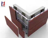 China Reverse Hook Ventilated Facade Support System For Easy And Fast Installation for sale