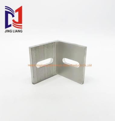 China Aluminum 50*50*5mm Angle Bracket For Cladding Support System High Quality Customized for sale