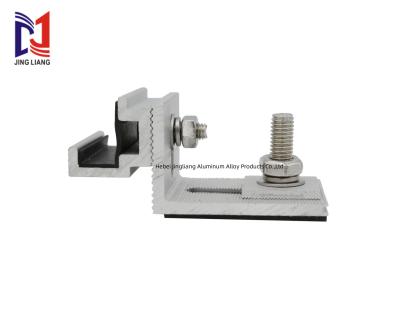 China Aluminum Bottom Clips For 30mm Terracotta Ventilated Facade System Customized for sale