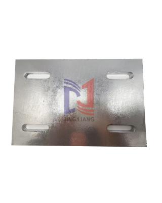 China Galvanized steel 200mm*300mm*10mm Embeded Board for Cladding Support System High Strength for sale