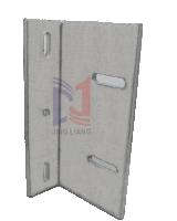 China Quality-Guaranteed Customizable galvanized Steel Angle For 18mm Terracotta Panels Cladding Support System for sale