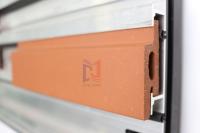 China Customizable Exquisite-craftsmanship High-strength Aluminum Slide Track For Terracotta Facade Support System for sale