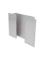 China Customized Aluminum Rail for 18 mm Terracotta Facade Support System for sale