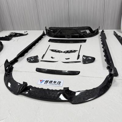 China MSY Style Porsche Taycan Body Kit Forged Carbon Fiber Body Kit for sale