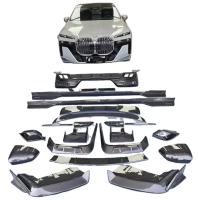 China MSY Style BMW 7 Body Kit I7 G70 2023-2024 Front Lip Side Skirts Rear Diffuser for sale