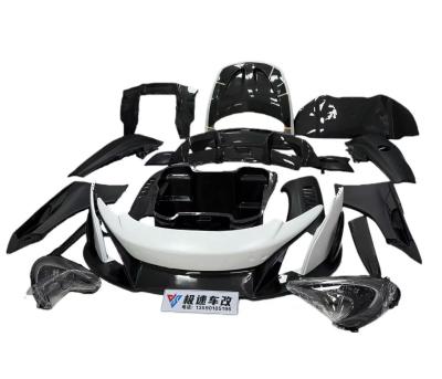 China MP4-12c 650s Mclaren Body Kit 675LT Style Carbon Fiber FRP Body Kit for sale