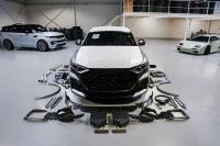 China RSQ8 2025+ Audi Body Kit Front Lip Skirt Rear Diffuser Spoiler Car Wide Body Kit for sale