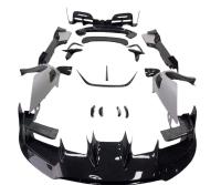 China SF90 Ferrari Body Kit MSY Dry Carbon Fiber Front Rear Lip Diffuser Spoiler Side Skirts for sale