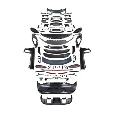 China Black Porsche 981 Body Kit Upgrade 718 GT4 Front Bumper PP Body Kit for sale
