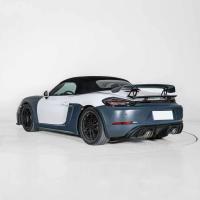 China Black Porsche 981 Body Kit Upgrade 718 GT4 Front Bumper PP Body Kit for sale