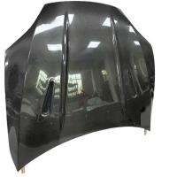China Black Tesla S Body Kit Carbon Fiber Engine Cover Hood Customized for sale