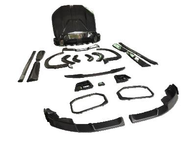 China Black XM G09 BMW Body Kit Spoiler Engine Hood LD Style Body Fiber Kit for sale