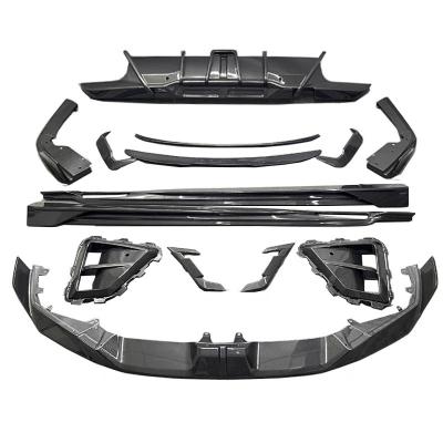 China X6M F96 BMW Body Kit Carbon Fiber Front Lip Skirt Rear Diffuser Spoiler for sale