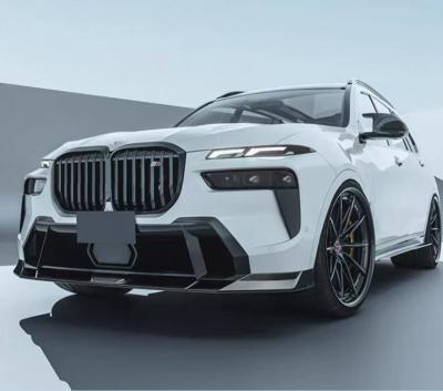 China 2023-2025 BMW X7 Body Kit FD Style Body Kit Carbon Front Lip Skirt Rear Diffuser for sale