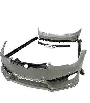 China OEM ABS Body Kit Tesla S Body Kit Side Skirts Car Hood Spoiler Body Kit for sale
