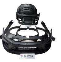 China ASP Style FRP Volkswagen Scirocco Body Kit Car Rear Bumper Diffuser Hood OEM for sale