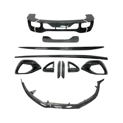 China Black Mercedes SL63 Body Kit Brabs Style Dry Carbon Body Kit for sale