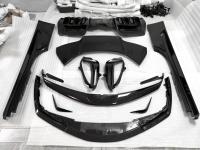 China RYTF Style Carbon Fiber Body Kit Ferrari SF90 Side Skirts Rear Diffuser Body Kit for sale