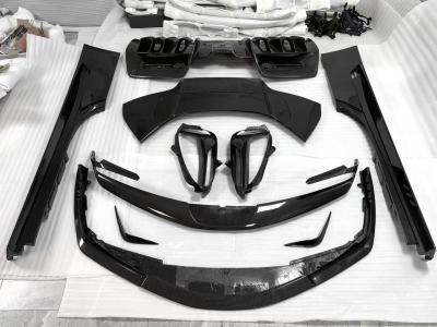China RYTF Style Carbon Fiber Body Kit Ferrari SF90 Side Skirts Rear Diffuser Body Kit for sale