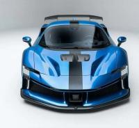 China SF90 XX Ferrari Body Kit Carbon Fiber Car Bumpers Front Lip Side Skirts Rear Diffuser for sale