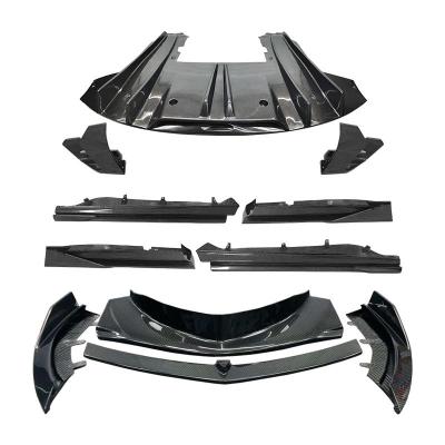 China PRO Dry Carbon McLaren GT Body Kit Front Lip Rear Spoiler Hood Side Skirt for sale