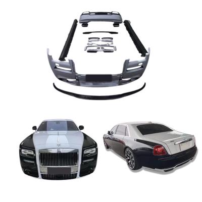 China 1 GEN To 2 GEN Facelift Rolls Royce Ghost Body Kit Car Bumpers And Headlight for sale