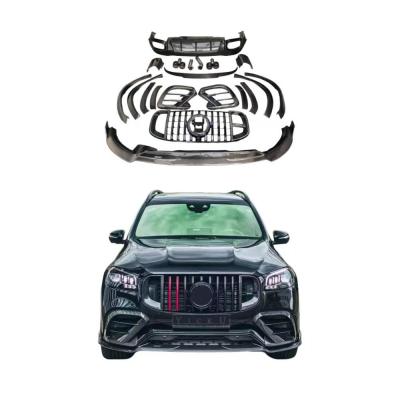China BRABS Carbon Fiber Body Kit Wheel Eyebrow Spoiler GLS 63 Body Kit for sale
