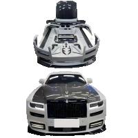 China Dry Carbon Fiber Ghost Body Kit Front Bumper Side Skirts Rear Bumper Fender Hood for sale
