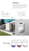 China Wireless Outdoor Waterproof farm alarm motion sensor wifi solar alarm motion sensor for sale