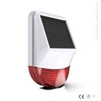 China Factory New Design home security Solar Alarm siren for home wireless security alarm system for sale