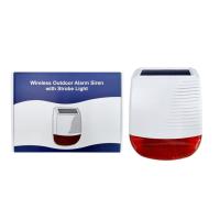 China Factory New Design home security Solar Alarm siren for home wireless security alarm system for sale
