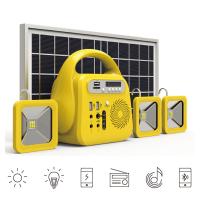 China Multifunctional Portable Powerbank Charger Radio Rechargeable Solar Lighting Kit for Home for sale