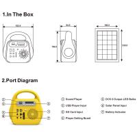 China sustainable Portable 5W Solar Power Energy System For Home Lighting for sale