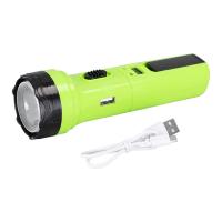 China Portable Outdoor Rechargeable Solar Energy Led Mini Torch Light With Solar Panel for sale