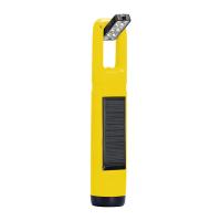 China Solar Power Bank Powerful Flashlight Rechargeable With Usb Output Handheld Led Torch Light for sale