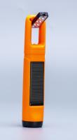 China Solar Power Bank Powerful Flashlight Rechargeable With Usb Output Handheld Led Torch Light for sale