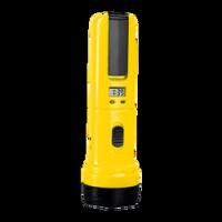 China Solar Power Bank Powerful Flashlight Rechargeable With Usb Output Handheld Led Torch Light for sale