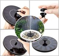 China Bling Solar Bird Bath Fountain Pump 2.5W Solar Fountain Pump With 800 MAh Battery for sale