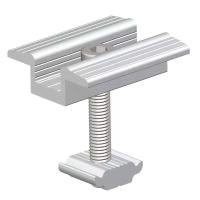 China Customized Solar Power PV System Aluminium Mid Clamp Fixing Brackets for sale