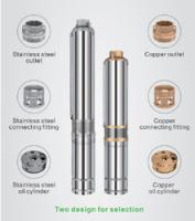 China Commercial DC Submersible Solar Water Pump With Plastic Impeller for sale