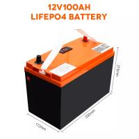 China 12v 100ah Lifepo4 Lithium Iron Battery Pack Deep Cycle Times Battery Lifepo4 12v For Solar Energy System for sale