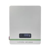China LiFePO4 Solar Power System Battery Wall Mounted 48V 100Ah Home Solar Storage Battery for sale