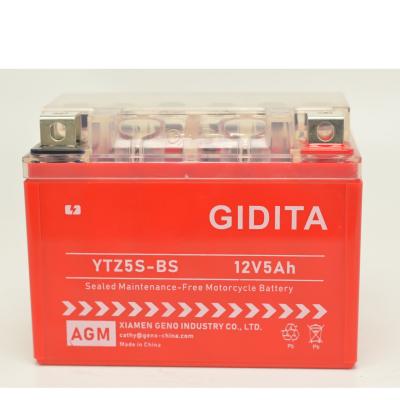 China 12v 5AH Solar Power System Battery Valve Regulated Lead Acid Battery Rechargeable for sale