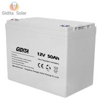 China Power Deep Cycle Gel Solar Battery 12V 50Ah Lead Acid Battery accu for sale