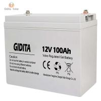 China Solar Battery Gel 12v 100ah 12 Volt Rechargeable Lead Acid Batteries for sale