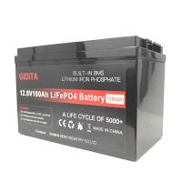 China LiFePO4 Solar Power System Battery 12.8V Solar Lithium Battery for sale